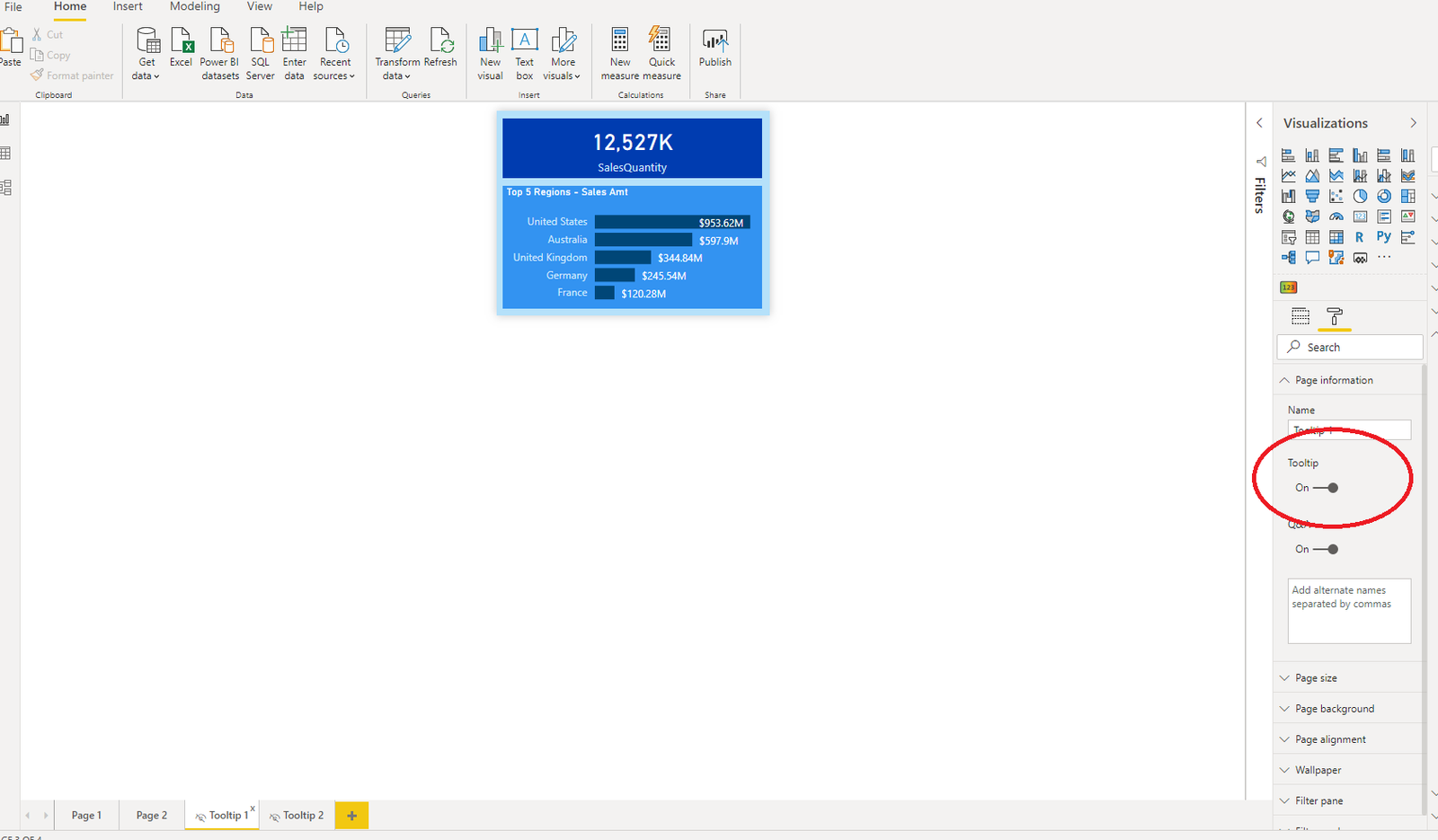Enhance Power BI report with Tooltip pages - Data Mozart