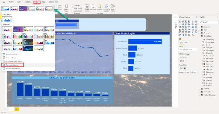 Extend Power BI theme with an image! - Data Mozart