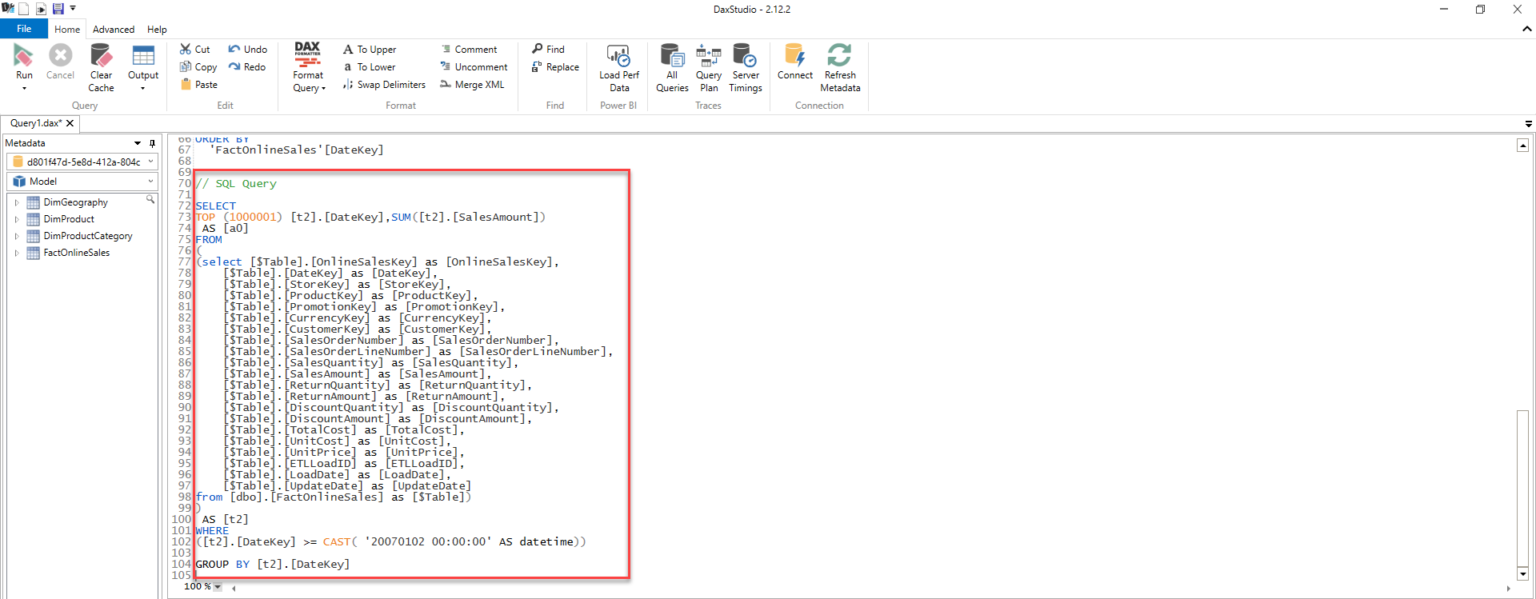 How To Capture Sql Queries Generated By Power Bi Data Mozart