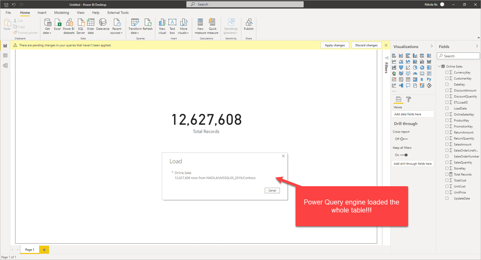 Solved Query Folding For Native Sql In Power Bi Data Mozart