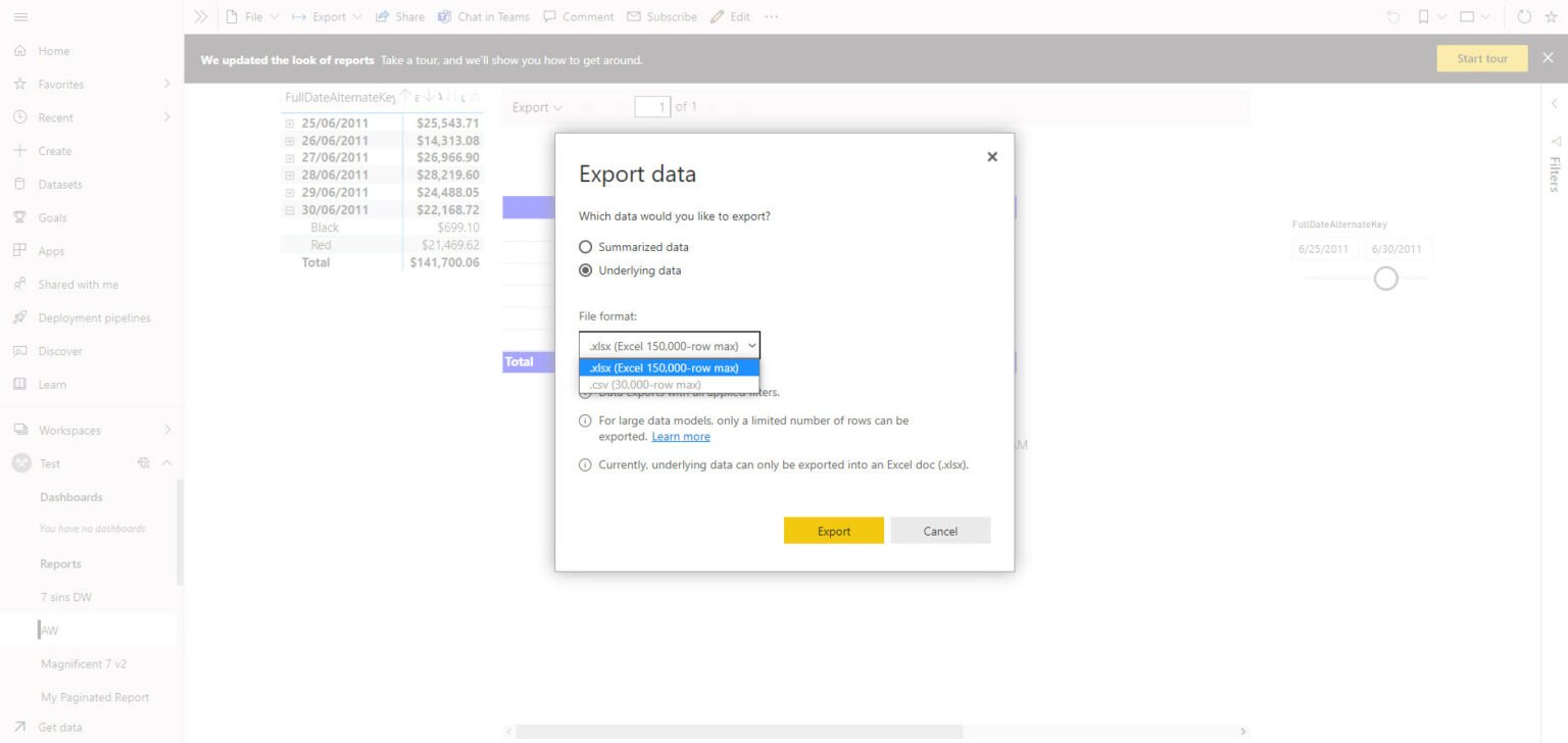 Paginated Report visual in Power BI - everything you need to know ...