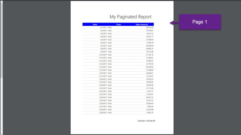 Paginated Report visual in Power BI - everything you need to know ...