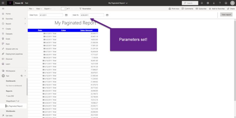Paginated Report visual in Power BI - everything you need to know ...