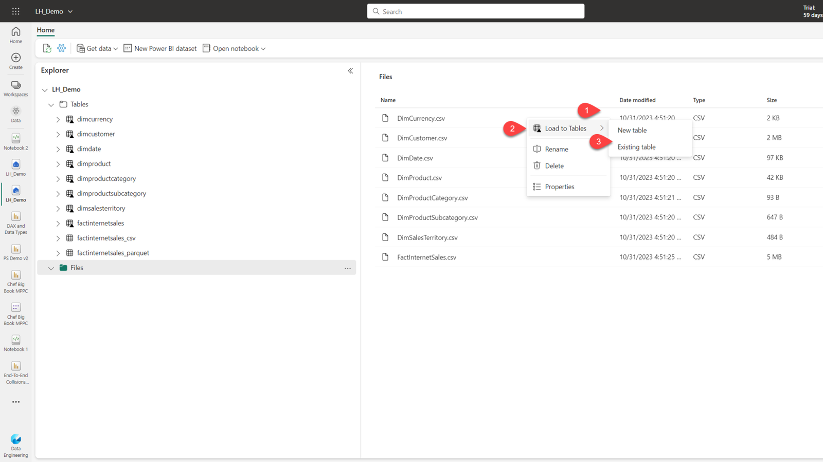 Working with tables in Microsoft Fabric Lakehouse - Everything you need ...