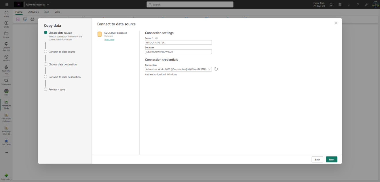How to bring SQL Server data into Microsoft Fabric - Data Mozart