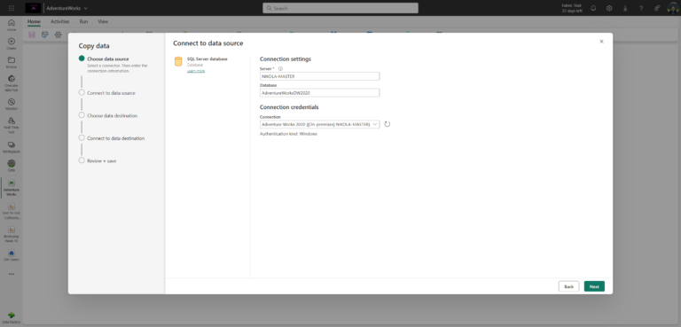 How to bring SQL Server data into Microsoft Fabric - Data Mozart